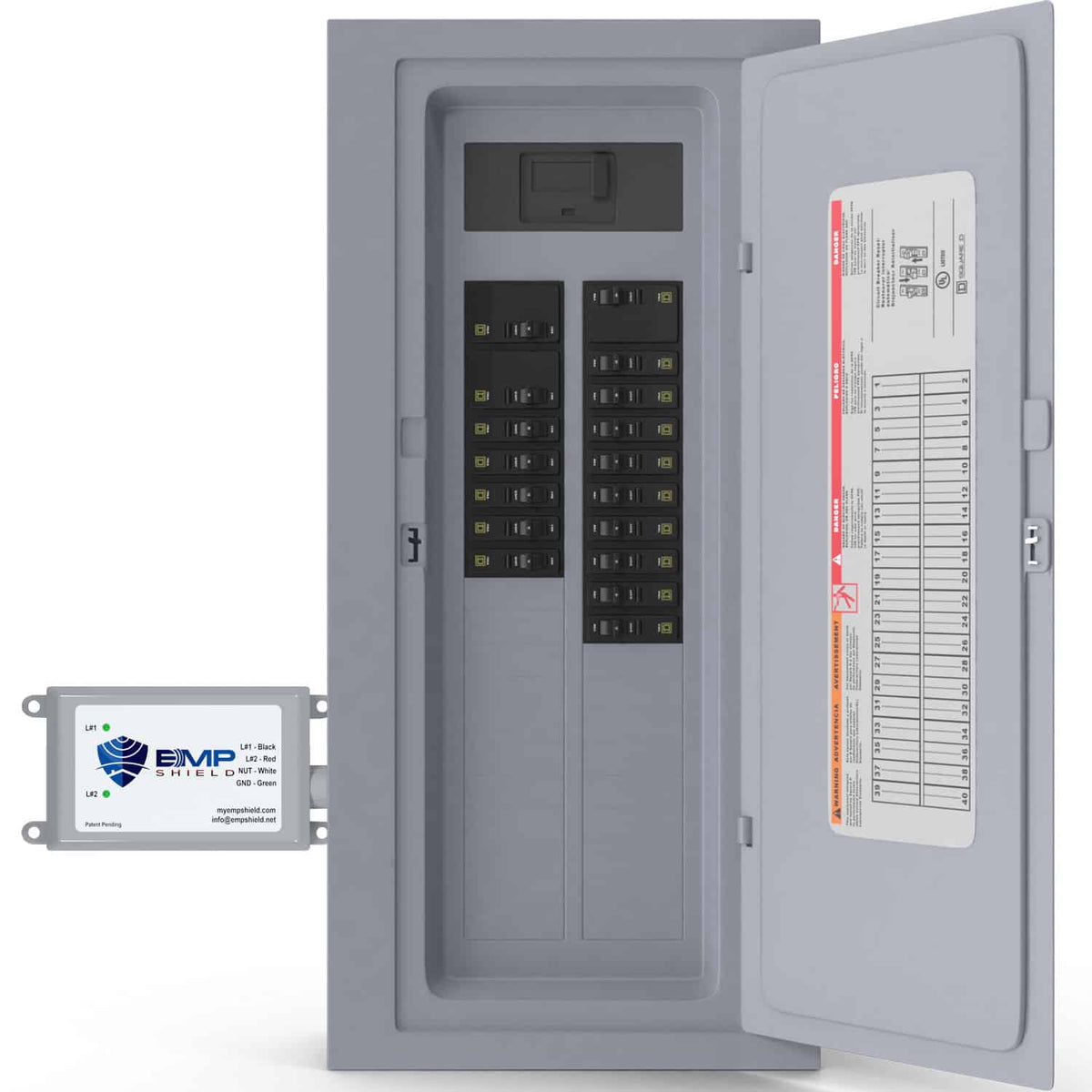 EMP Shield - 120/240v for Protruding Breaker Boxes in Structures and f ...
